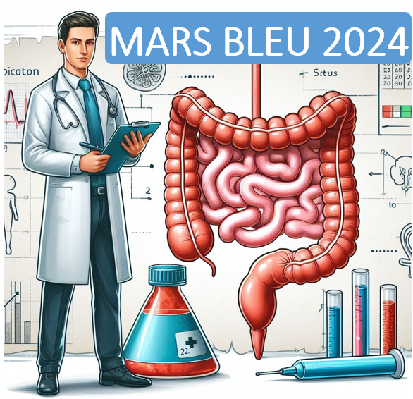 Dépistage du cancer colorectal, mars bleu